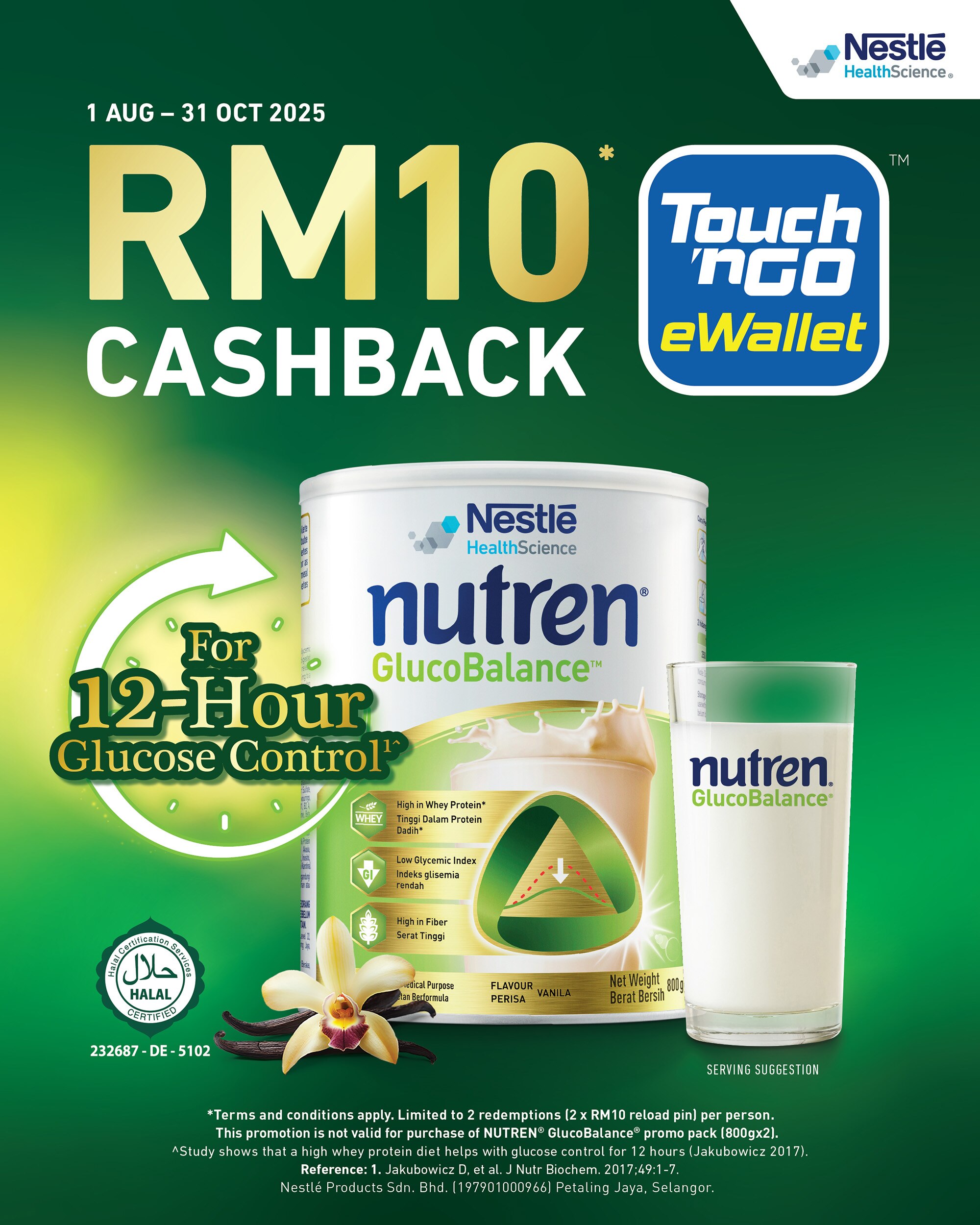 NUTREN® GlucoBalance® RM10 CASHBACK
